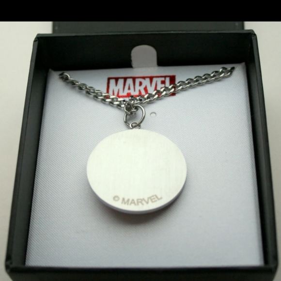 Marvel | Accessories | Marvel Comics Captain America Shield Necklace ...